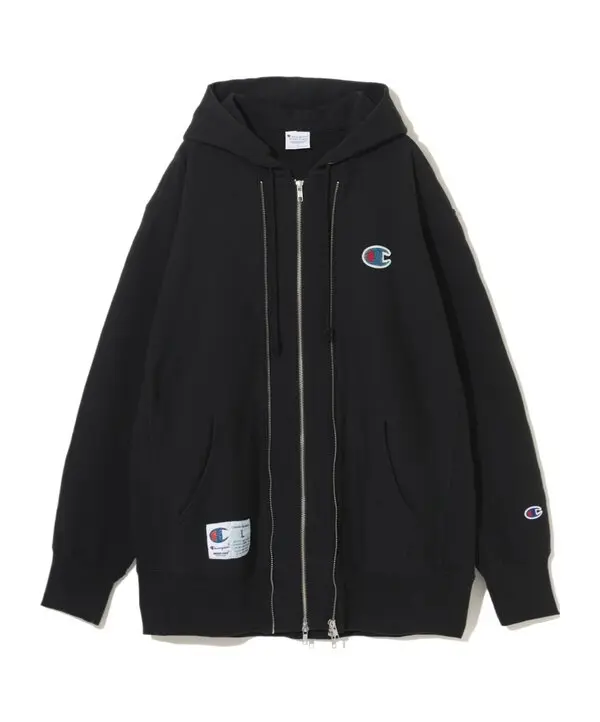 Undercover X Champion Collaboration Zipped Hoodie - Black