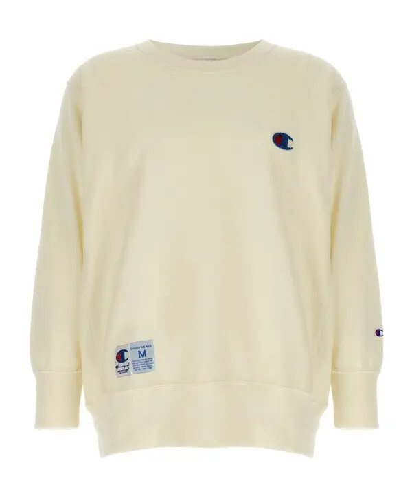 Undercover X Champion Embroidered Crewneck Sweatshirt - Ivory