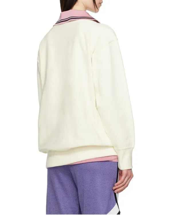 Undercover X Champion Embroidered Crewneck Sweatshirt - Ivory