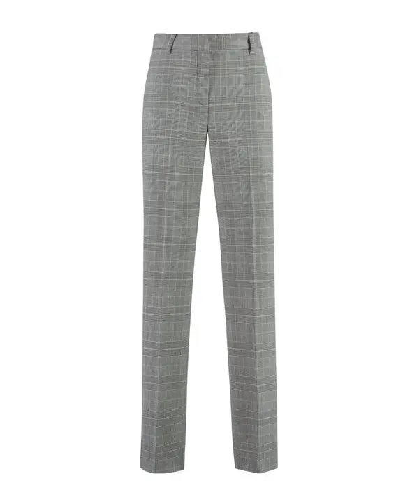 PT TORINO Prince Of Wales Patterned Trousers