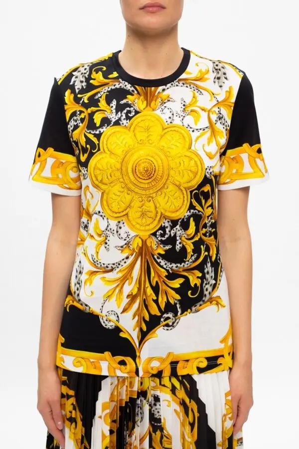 Versace Baroque Print T-shirt