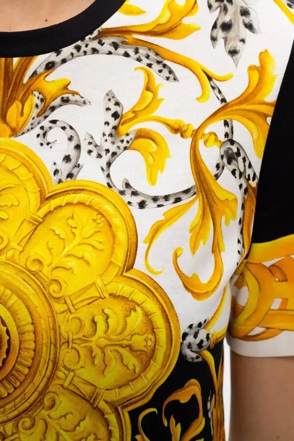 Versace Baroque Print T-shirt