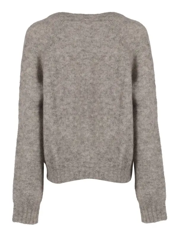 Aspesi V-neck Long Sleeve Jumper - Gray