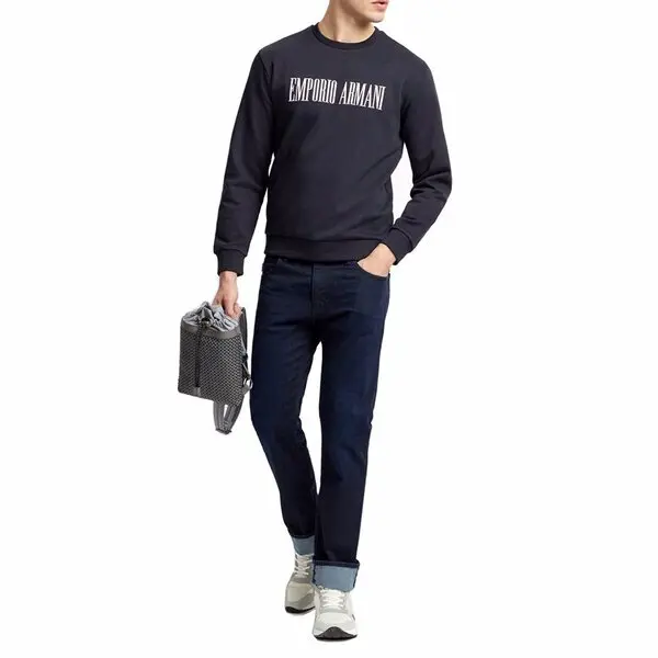 Emporio Armani Logo Crew Neck Sweater