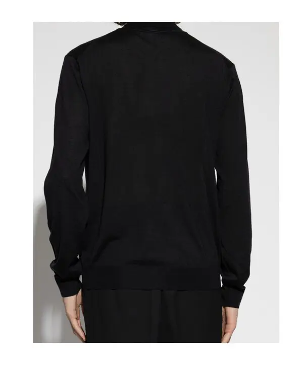 Versace Medusa Embroidered Turtleneck Jumper