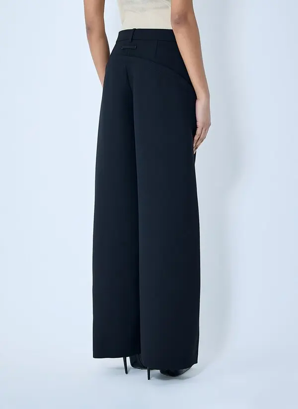 JEAN PAUL GAULTIER Mid Rise Sculptural Pants
