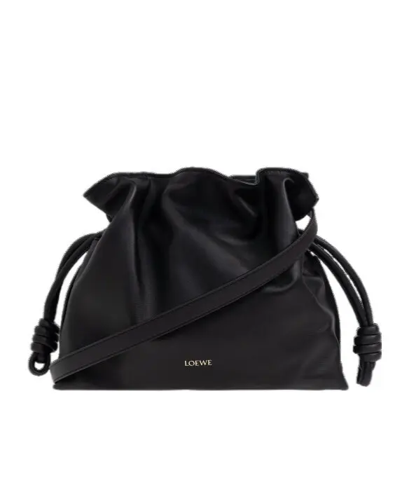 Loewe Medium Flamenco Knotted Clutch - Black