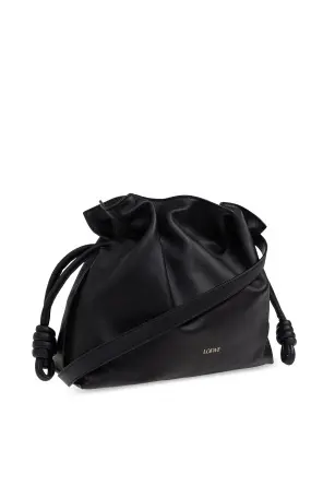 Loewe Medium Flamenco Knotted Clutch - Black