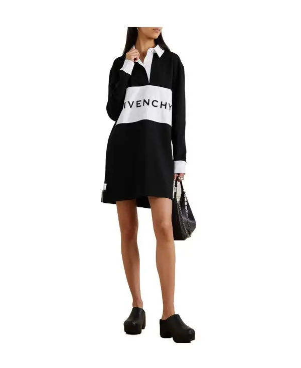 Givenchy Logo Embroidered Polo Dress