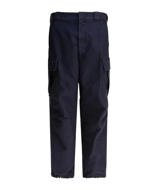 Prada Logo Detailed Straight Leg Cargo Trousers