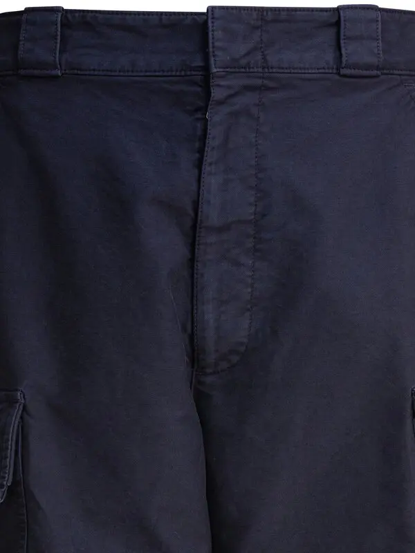 Prada Logo Detailed Straight Leg Cargo Trousers