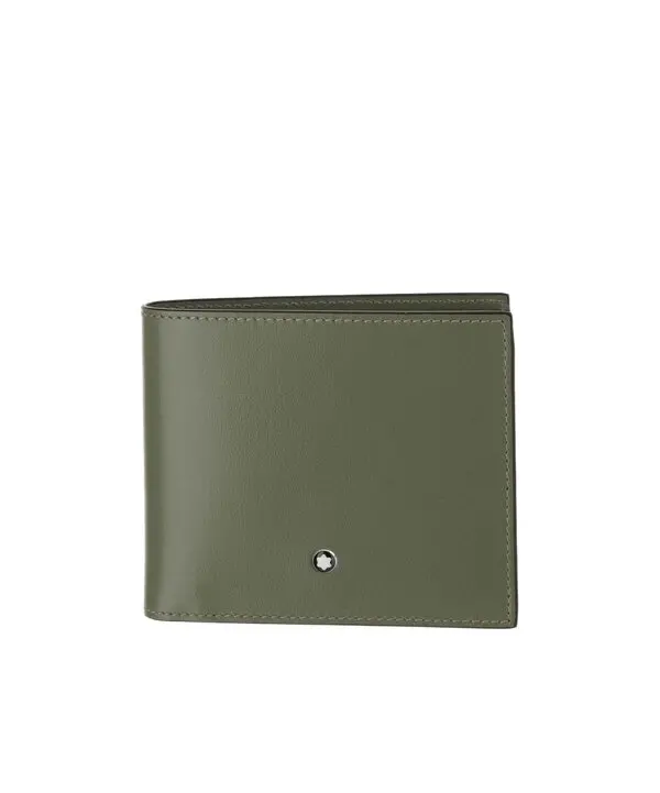 Montblanc Logo Stud Bi-fold Wallet - Green