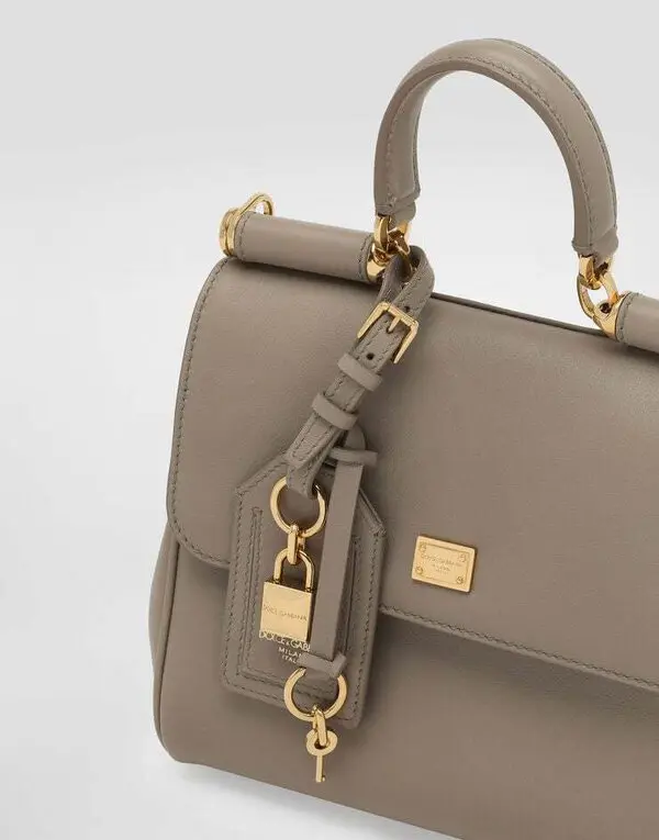 Dolce & Gabbana Sicily Foldover Top Tote Bag - Gray