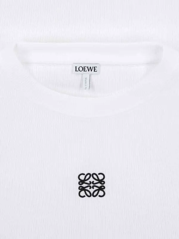 Loewe Long-sleeved Crewneck T-shirt - White