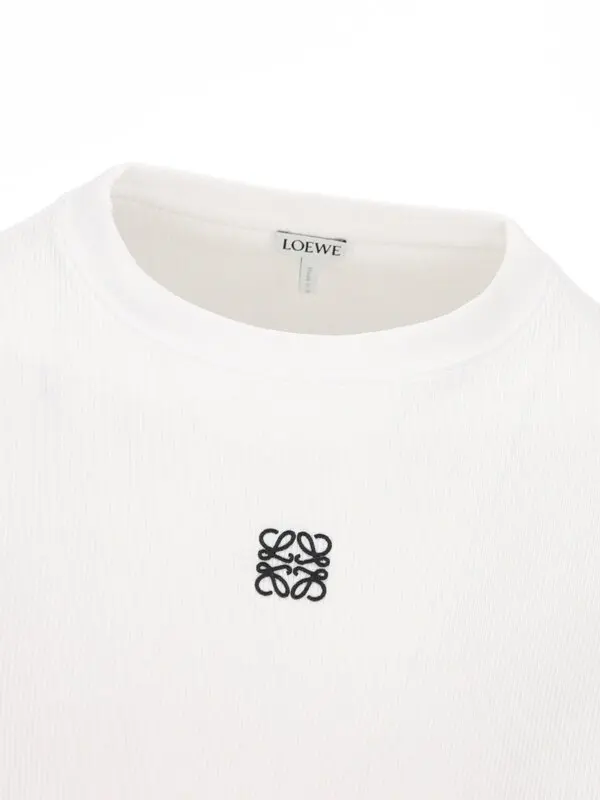 Loewe Long-sleeved Crewneck T-shirt - White