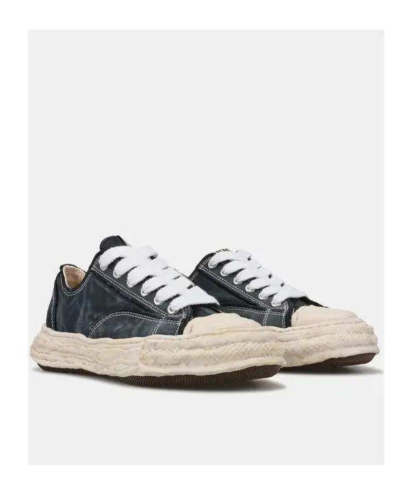 Mihara Yasuhiro Round Toe Sneakers - Black