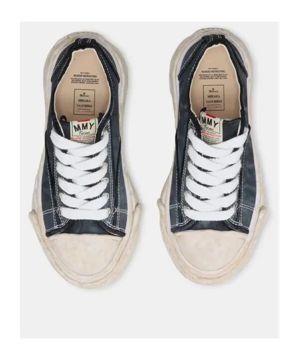 Mihara Yasuhiro Round Toe Sneakers - Black