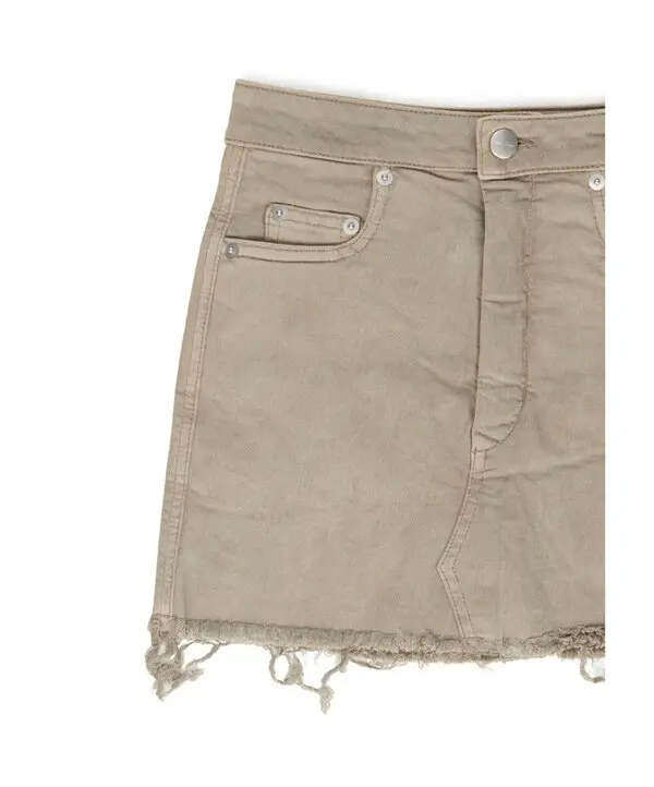 Rick Owens Denim Mini Skirt