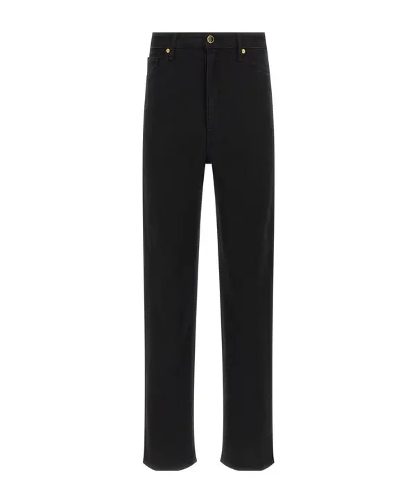 Khaite Abigail Straight Leg Jeans - Black