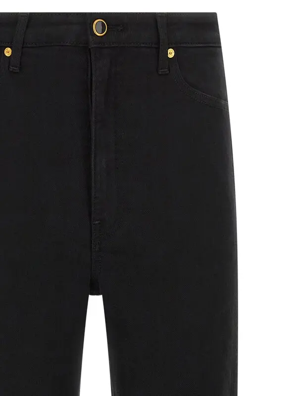 Khaite Abigail Straight Leg Jeans - Black