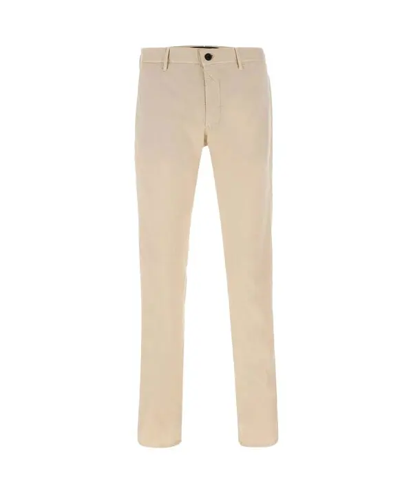 Incotex Slim Straight Pants - Nude