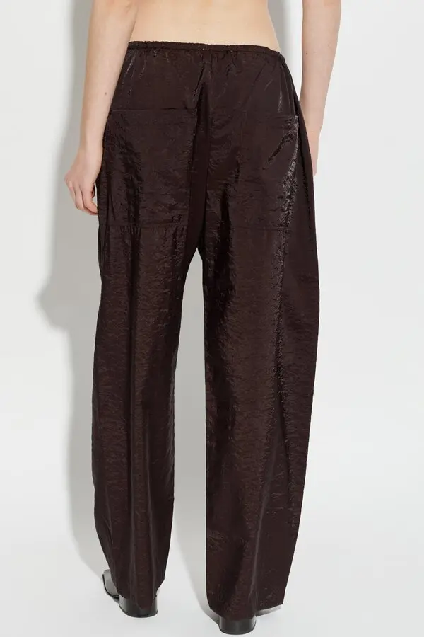Studio Nicholson Hera Button Tie Trousers - Black