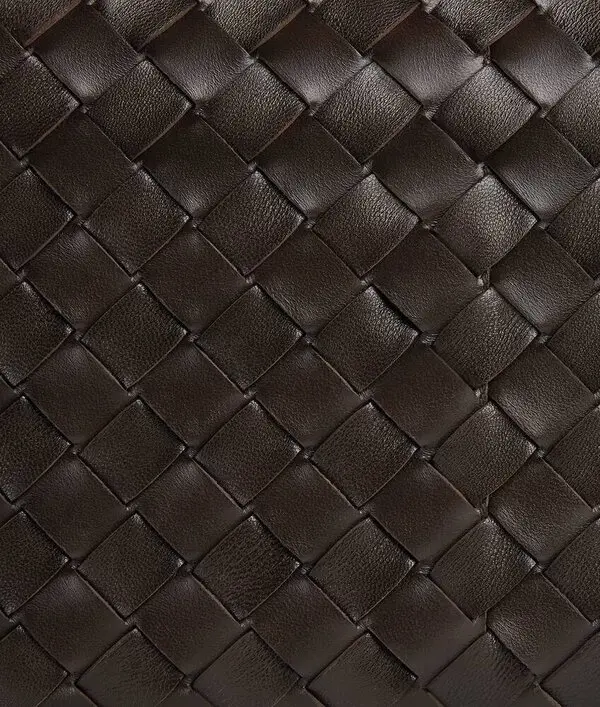 Bottega Veneta Large Campana Intrecciato Shoulder Bag - Fudge Color