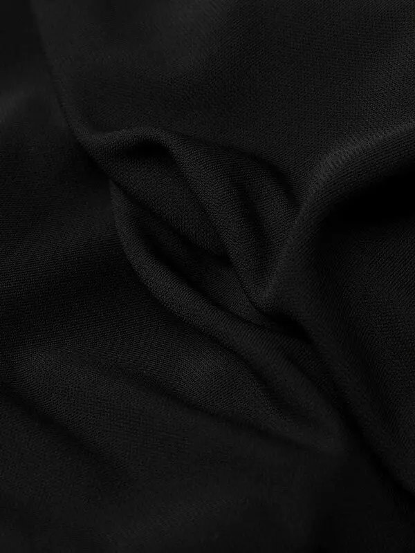 Versace Medusa Cowl Neck Midi Dress