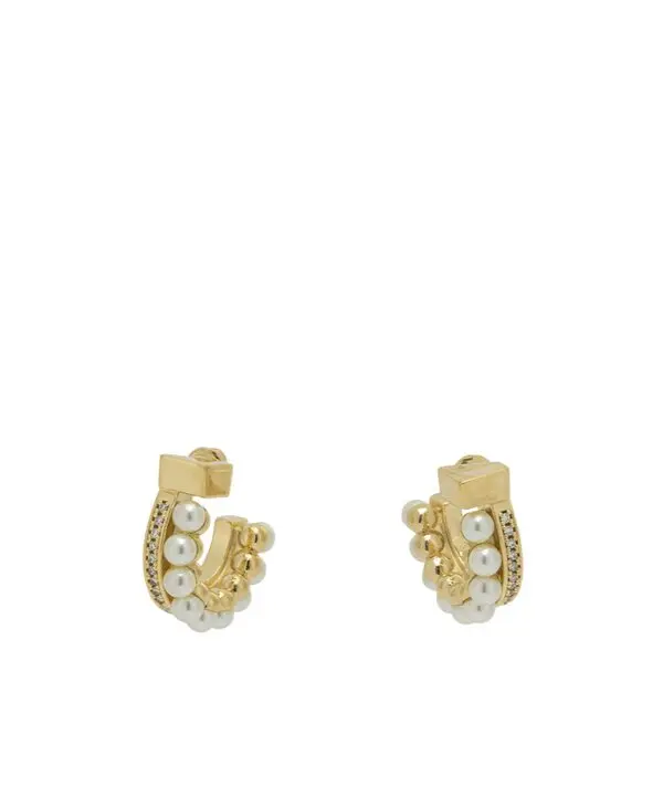 FERRAGAMO Pearl-stud Earrings - Gold