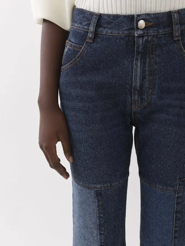Chloé Cropped Flare Jeans