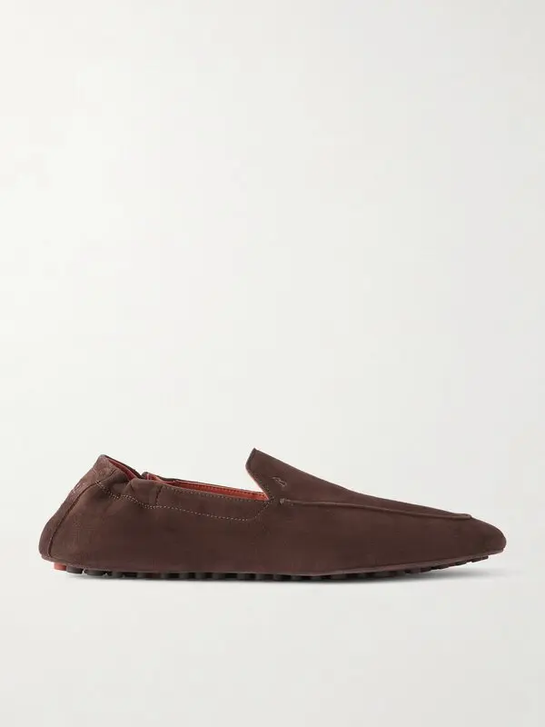 Berluti Suede Driving Loafers