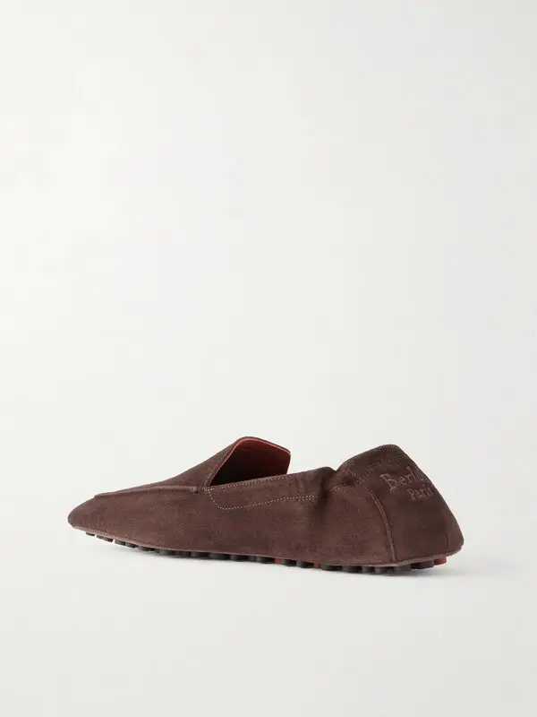 Berluti Suede Driving Loafers