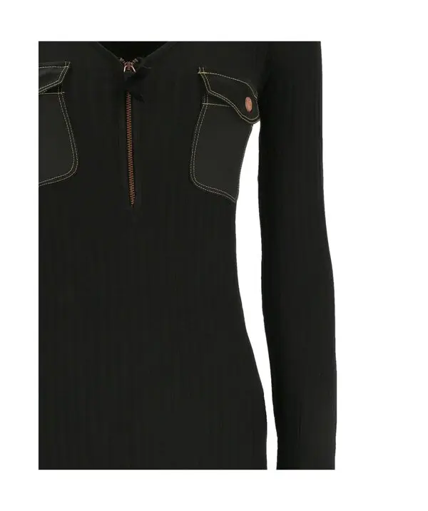 DIESEL® D-bordy Long Panelled Dress