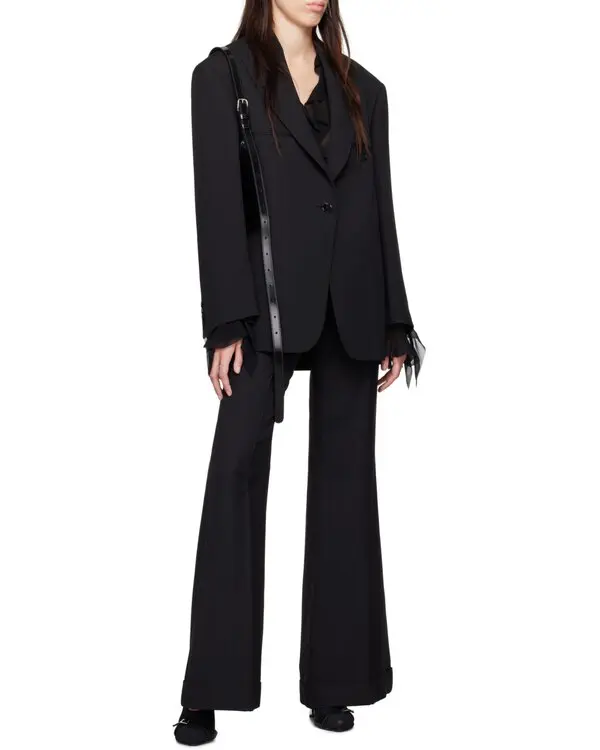 Acne Studios Mid-rise Flared Trousers