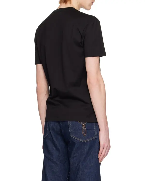 Versace Logo Printed Crewneck T-shirt