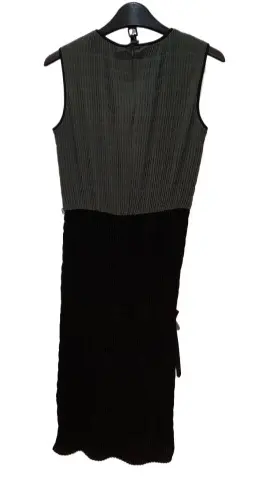 Max Mara Sleeveless Ribbed Round Neck Dress