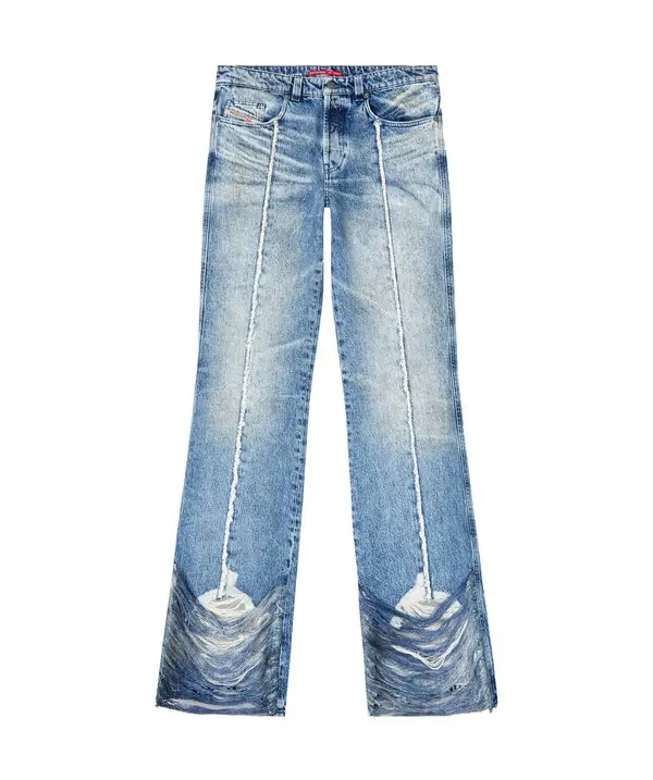 DIESEL® D-buck Bootcut Jeans - Medium Blue