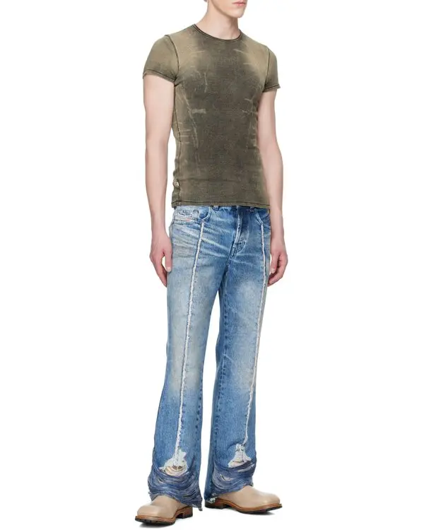 DIESEL® D-buck Bootcut Jeans - Medium Blue