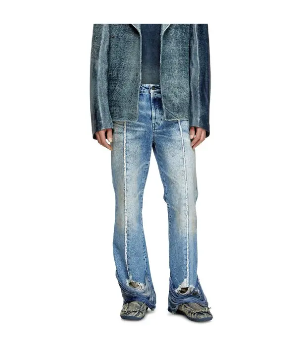DIESEL® D-buck Bootcut Jeans - Medium Blue