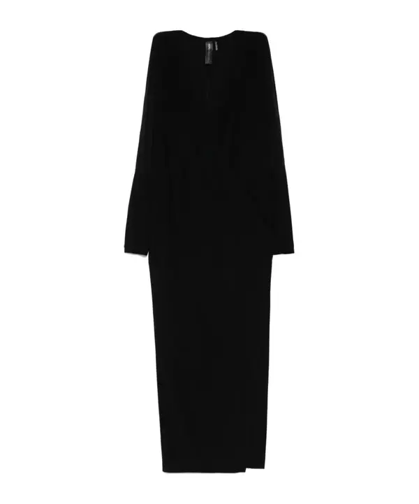 Norma Kamali V-neck Maxi Dress With Dolman Sleeves