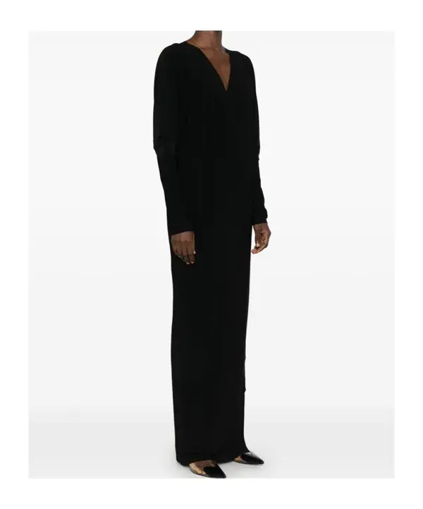 Norma Kamali V-neck Maxi Dress With Dolman Sleeves