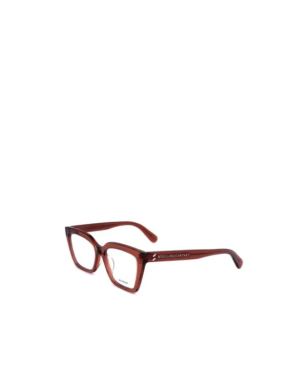 Stella McCartney Geometric Plano Mirror Eyeglasses