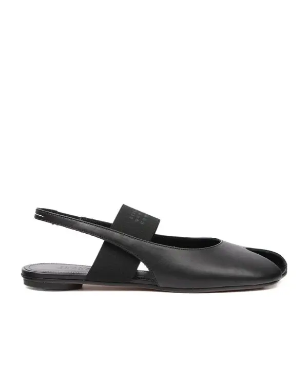 MAISON MARGIELA Elasticated Strap Open-toe Slingback Sandals - Black