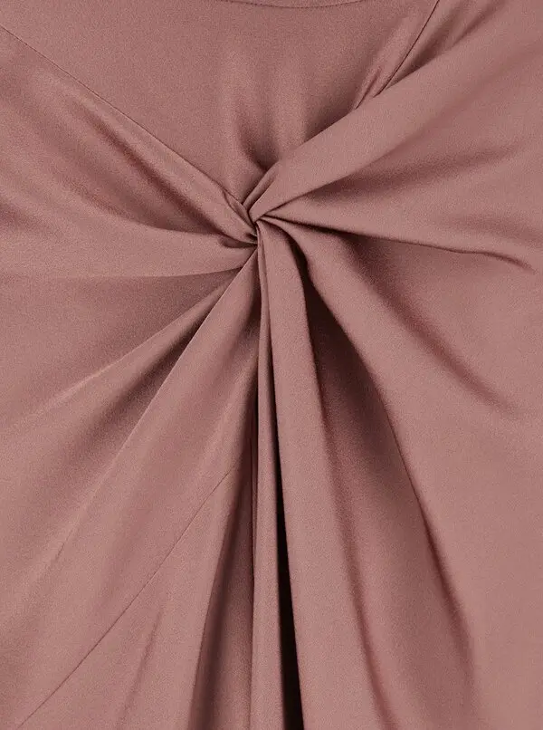 Dries Van Noten Asymmetrical Pleated Skirt - Brown