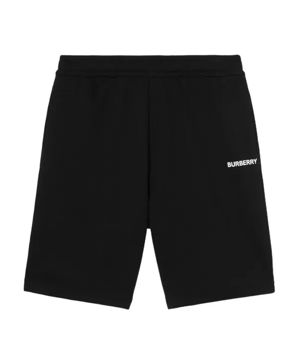 Burberry Elasticated-waist Shorts With Logo Print