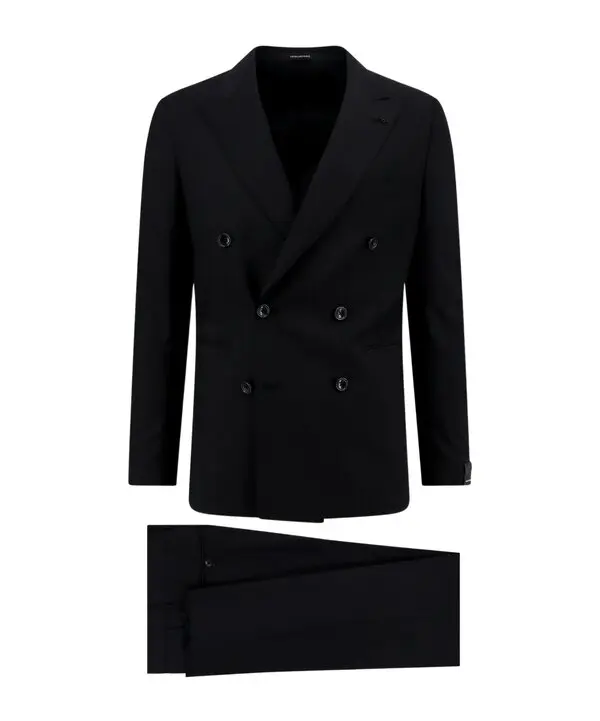 Tagliatore Double-breasted Suit - Black