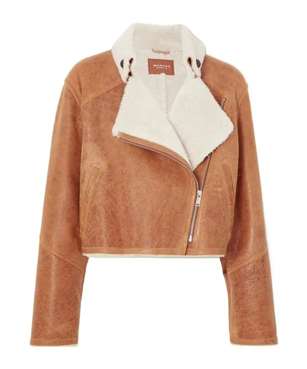 Isabel Marant Étoile Cropped Shearling Jacket