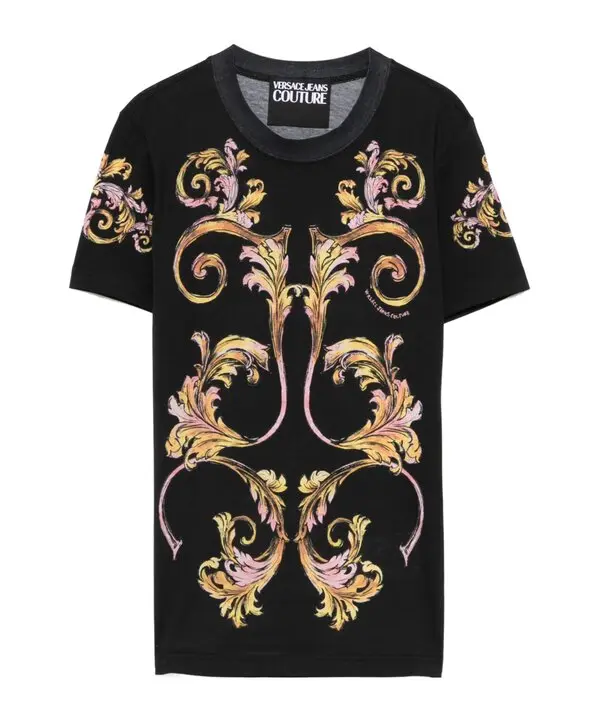 Versace Barocco Print T-shirt - Black