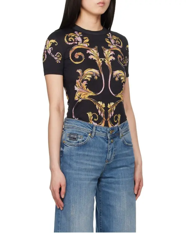 Versace Barocco Print T-shirt - Black