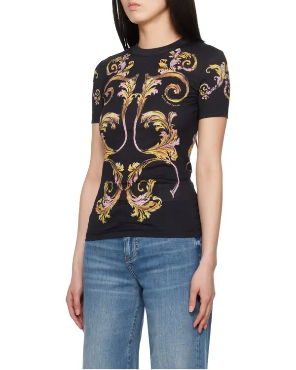 Versace Barocco Print T-shirt - Black